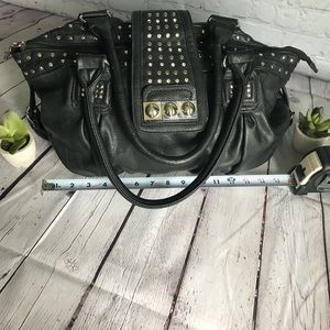 MG Collection | Bags | Womens Black Handbag Large With Rhinestones ...